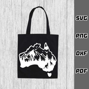 Australia SVG - Png - Dxf - Pdf - Australia Outback Dxf - Aussie Bush ...