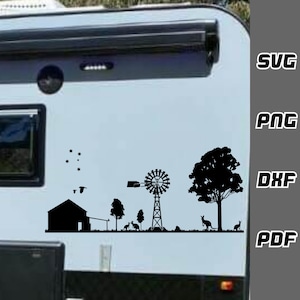 Australian Outback SVG - Png - Dxf - Pdf - Australia Outback Dxf ...