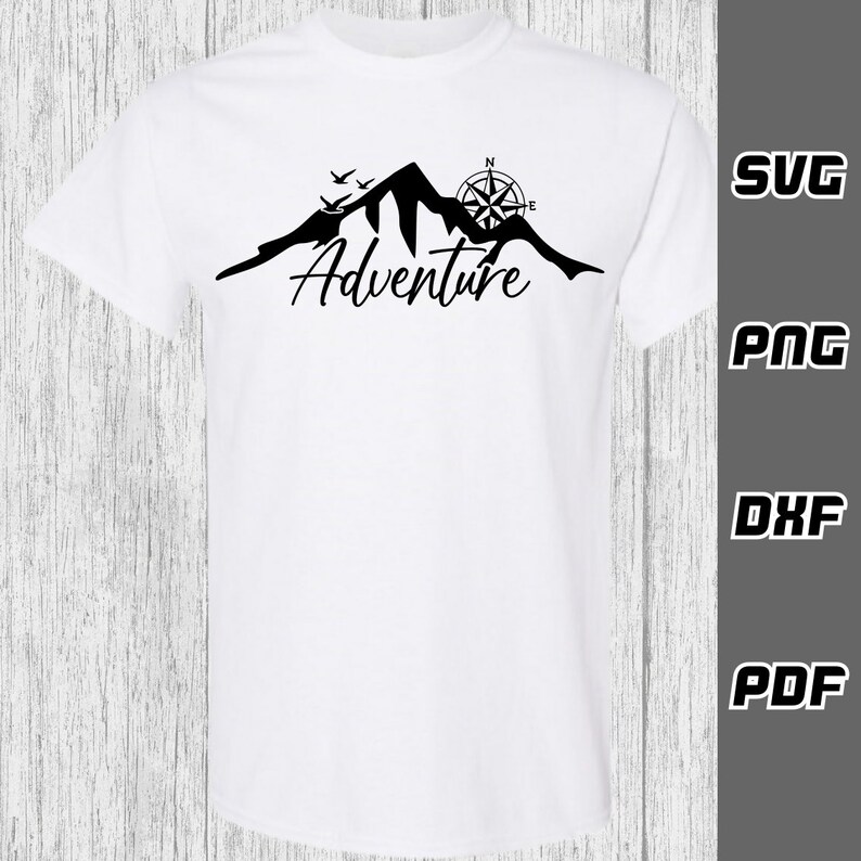 Abenteuer Berg SVG - png - dxf - pdf - Cricut Schnitt - SVG-Dateien ...