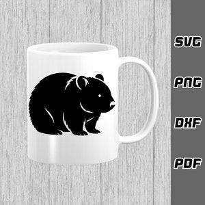 Wombat SVG - Png - Dxf - Pdf - Cricut Cut File - Wombat Shirt Svg - Cut ...