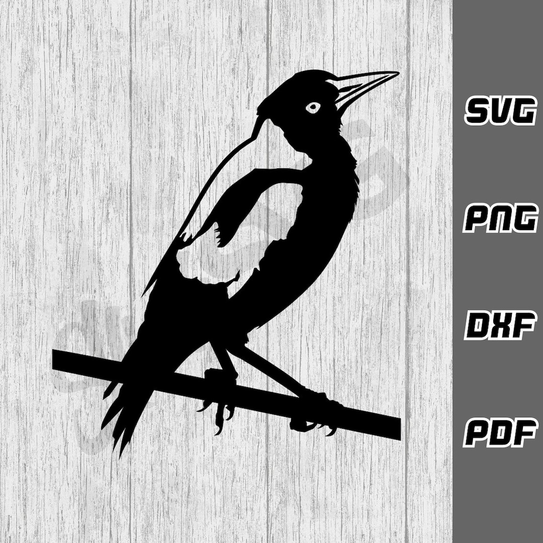Magpie SVG - Png - Dxf - Pdf - Cricut Cut File - Bird Shirt Svg - Cut ...
