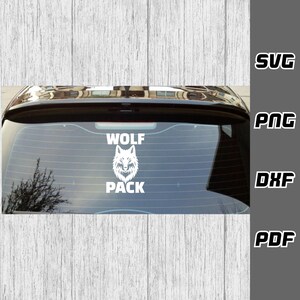 Wolf Pack SVG - Png - Dxf - Pdf - Cricut Cut File - Wolf Head Svg - Wolf Silhouette Svg - Wild ...