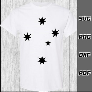 Southern Cross Svg - Png - Dxf - Pdf - Cricut Cut File - Cut File - Svg ...