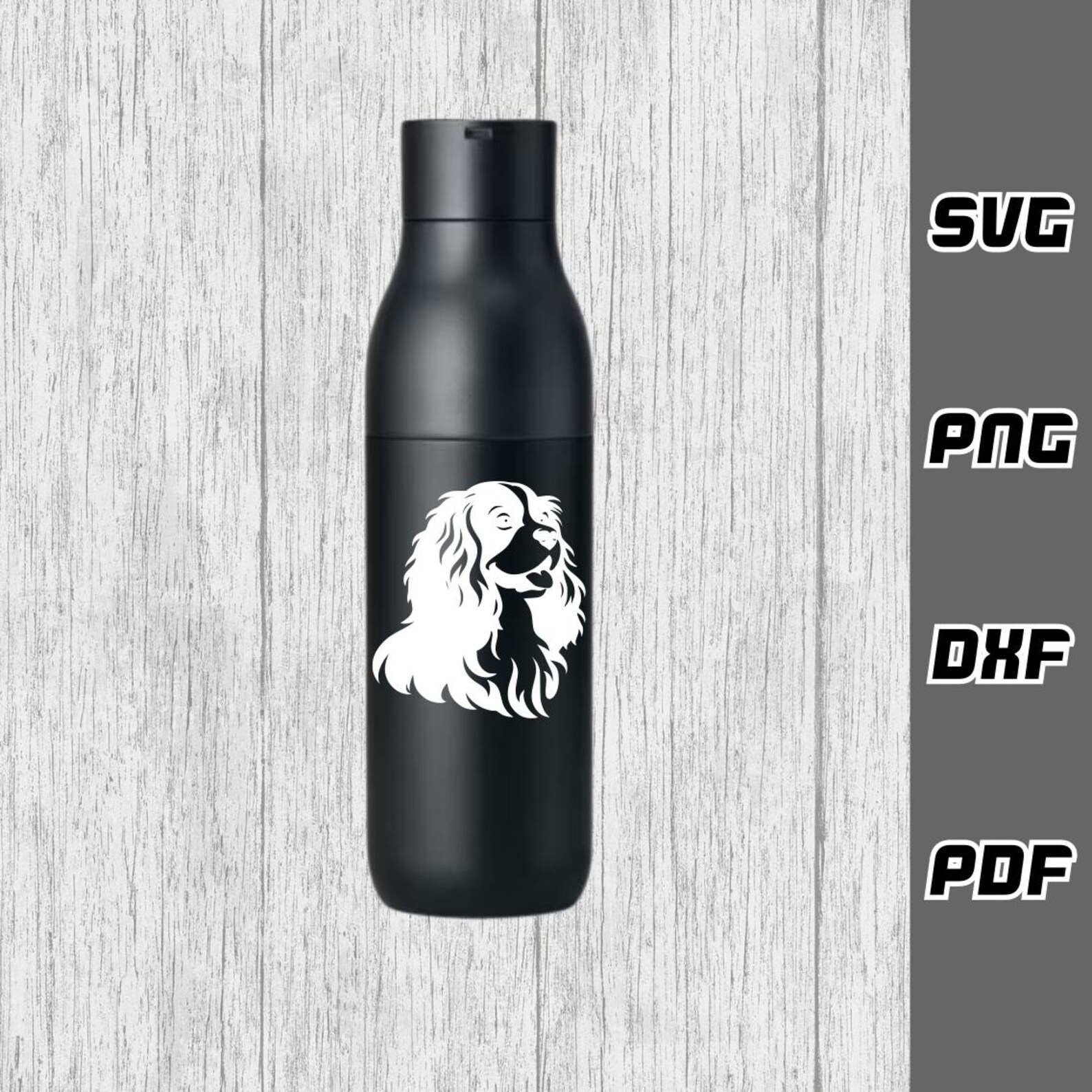 Cavalier King Charles Spaniel SVG - Png - Dxf - Pdf - Cricut Cut File ...