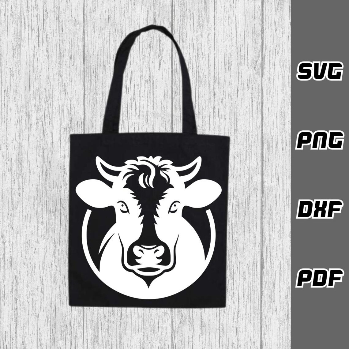 Cow Svg - Png - Dxf - Pdf - Cricut Cut File - Heifer Svg - Country Svg ...