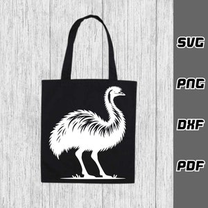 Emu SVG - Png - Dxf - Pdf - Cricut Cut File - Bird Svg - Silhouette Svg ...