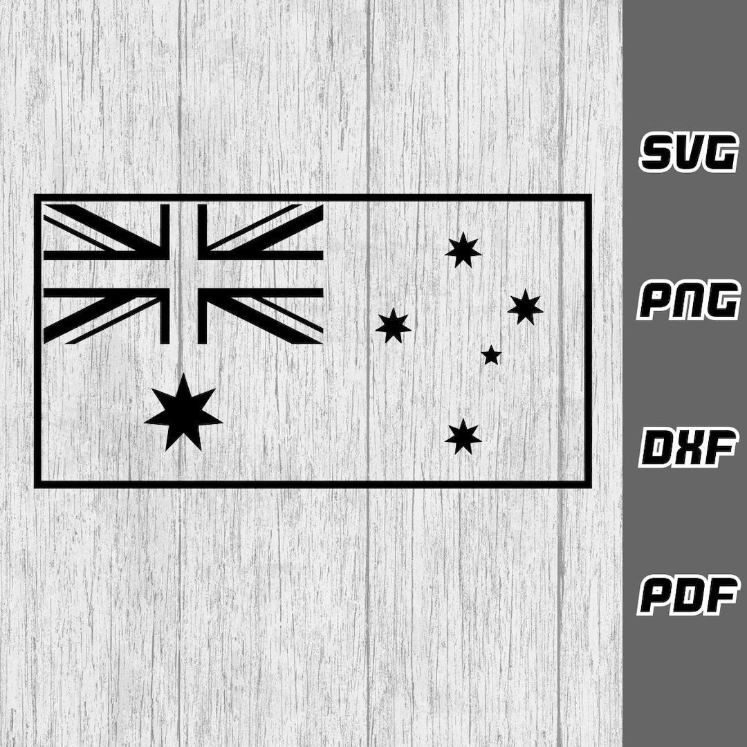 Australia Flag Svg - Aussie Svg - Png - Dxf - Pdf - Cricut Cut File ...