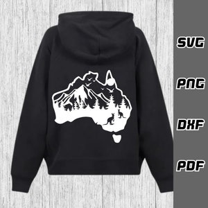 Australia SVG - Png - Dxf - Pdf - Australia Outback Dxf - Aussie Bush ...