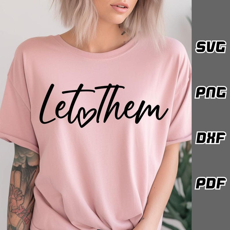 Let Them Svg - Etsy