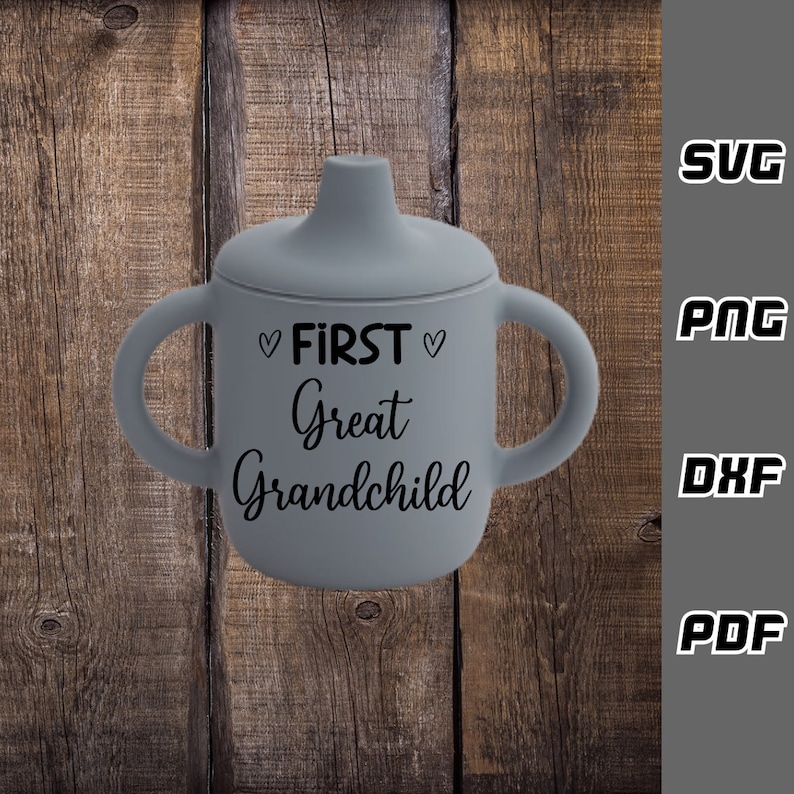 First Great Grandchild SVG Png Dxf Pdf Cricut Cut File - Etsy