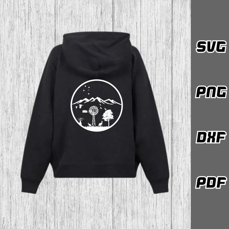 Australian Outback SVG Circle Png Dxf Pdf Australia - Etsy Australia