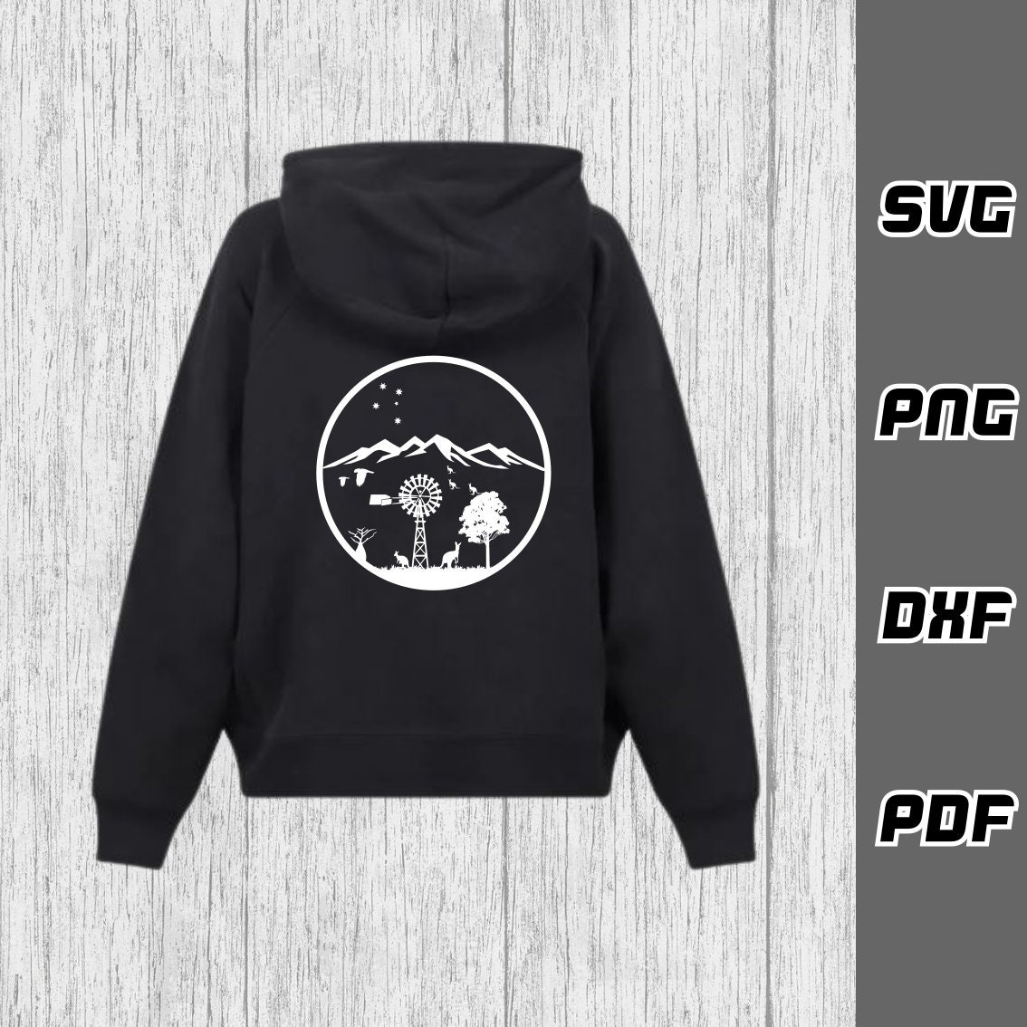 Australian Outback SVG Circle Png Dxf Pdf Australia - Etsy Australia