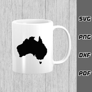 Australia SVG - Png - Dxf - Pdf - Cricut Cut File - Silhouette Svg ...