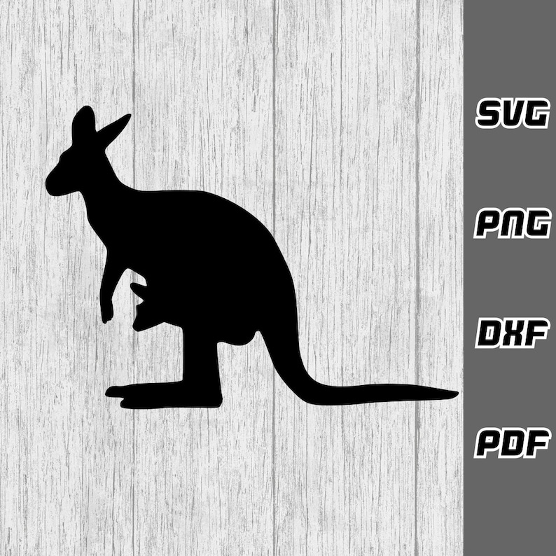 Kangaroo SVG Joey Svg Png Dxf Pdf Cricut Cut File - Etsy Australia