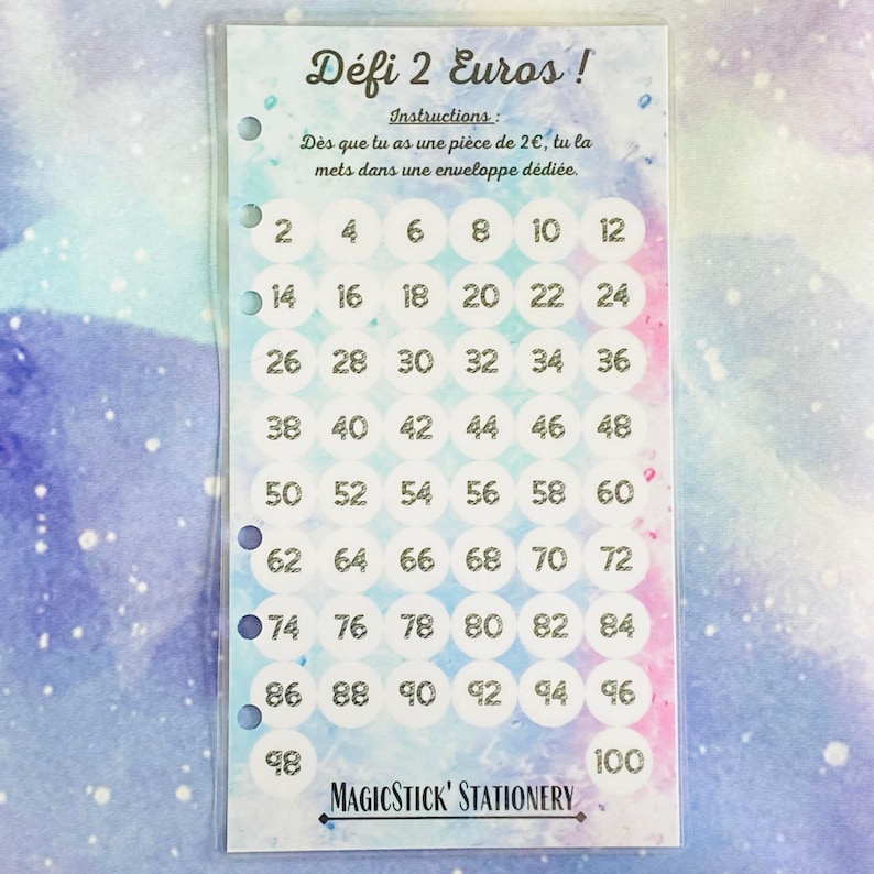 A6 2 Euro Challenge Budget Planner Challenge Cash - Etsy