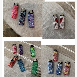 Rhinestone Lighters - Etsy