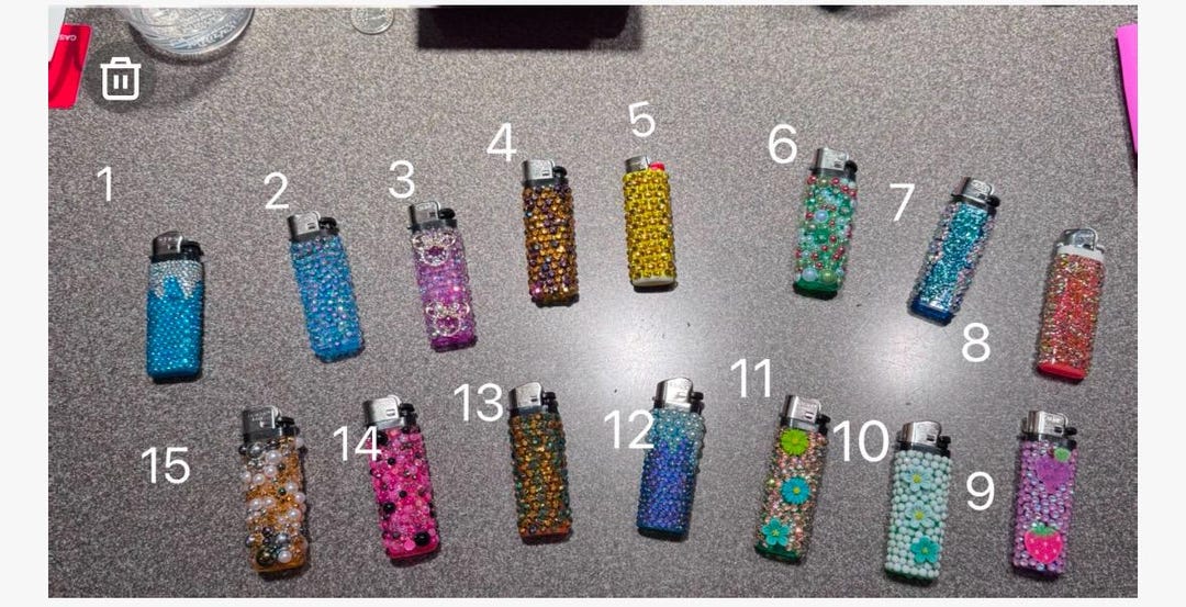 Rhinestone Lighters - Etsy