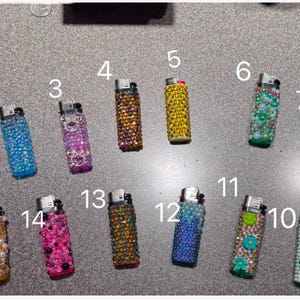 Rhinestone Lighters - Etsy