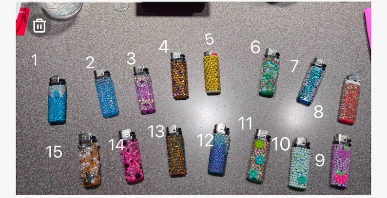 Rhinestone Lighters - Etsy