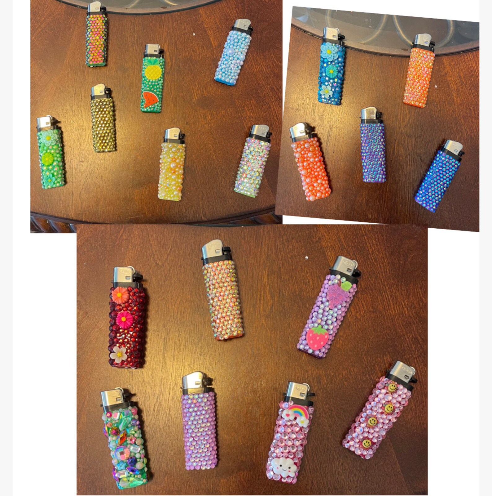 Rhinestone Lighters - Etsy