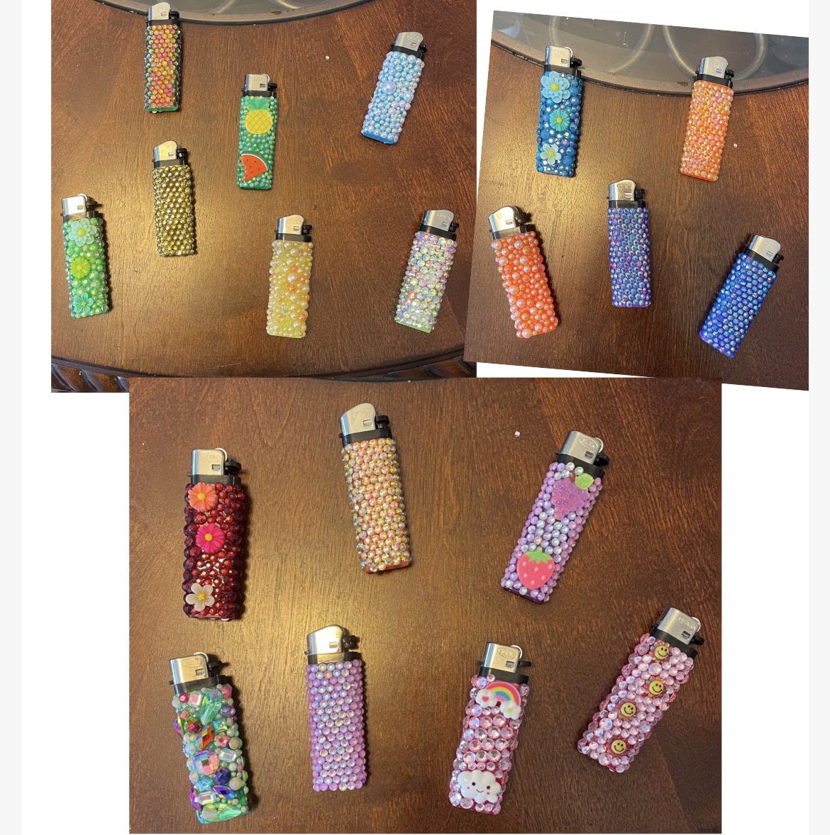 Rhinestone Lighters - Etsy