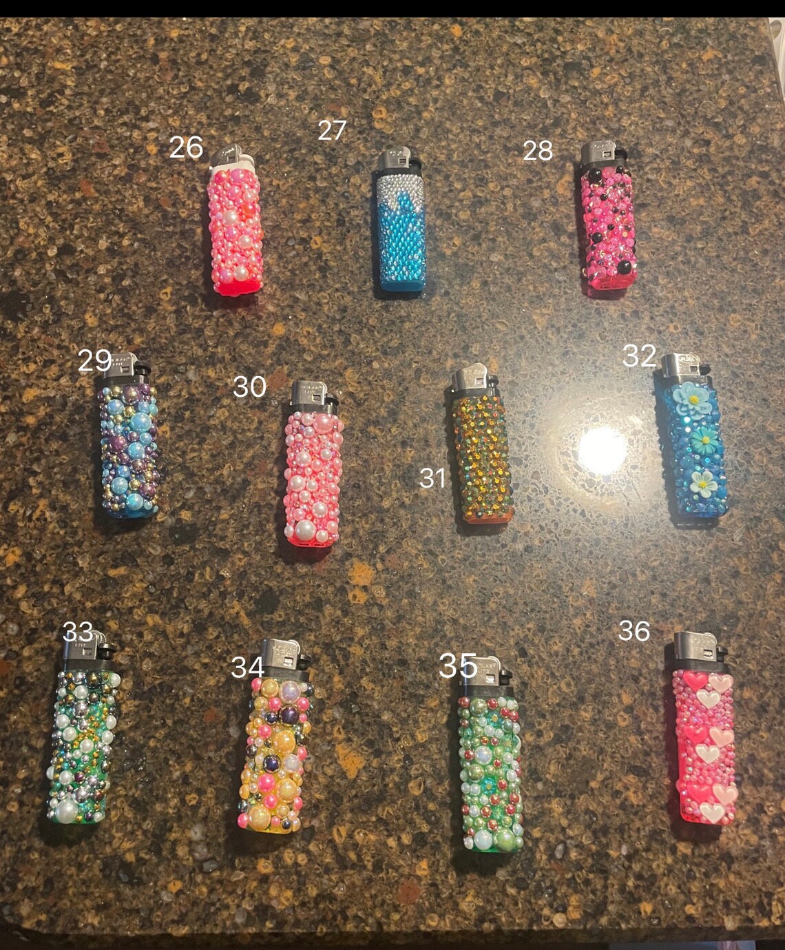 Rhinestone Lighters - Etsy