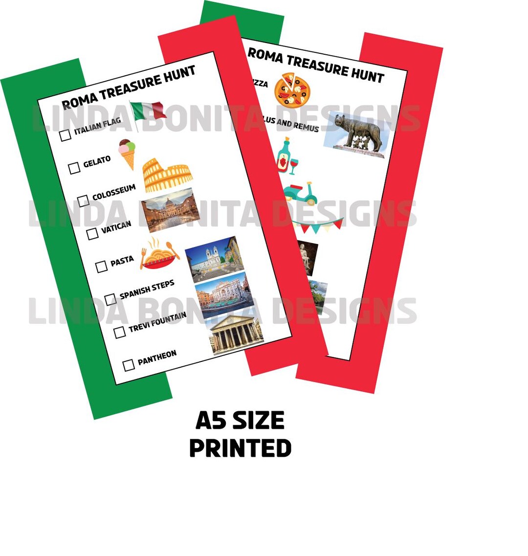 Rome Scavenger Hunt for Kids, Rome Treasure Hunt, Rome Vacation ...