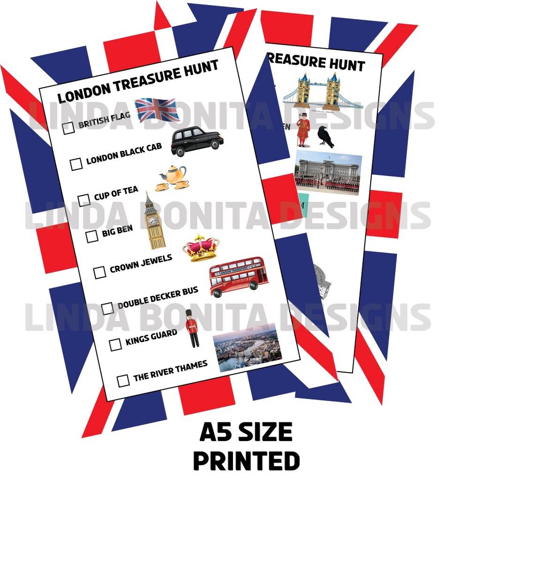 London Scavenger Hunt for Kids, London Treasure Hunt, London Vacation ...