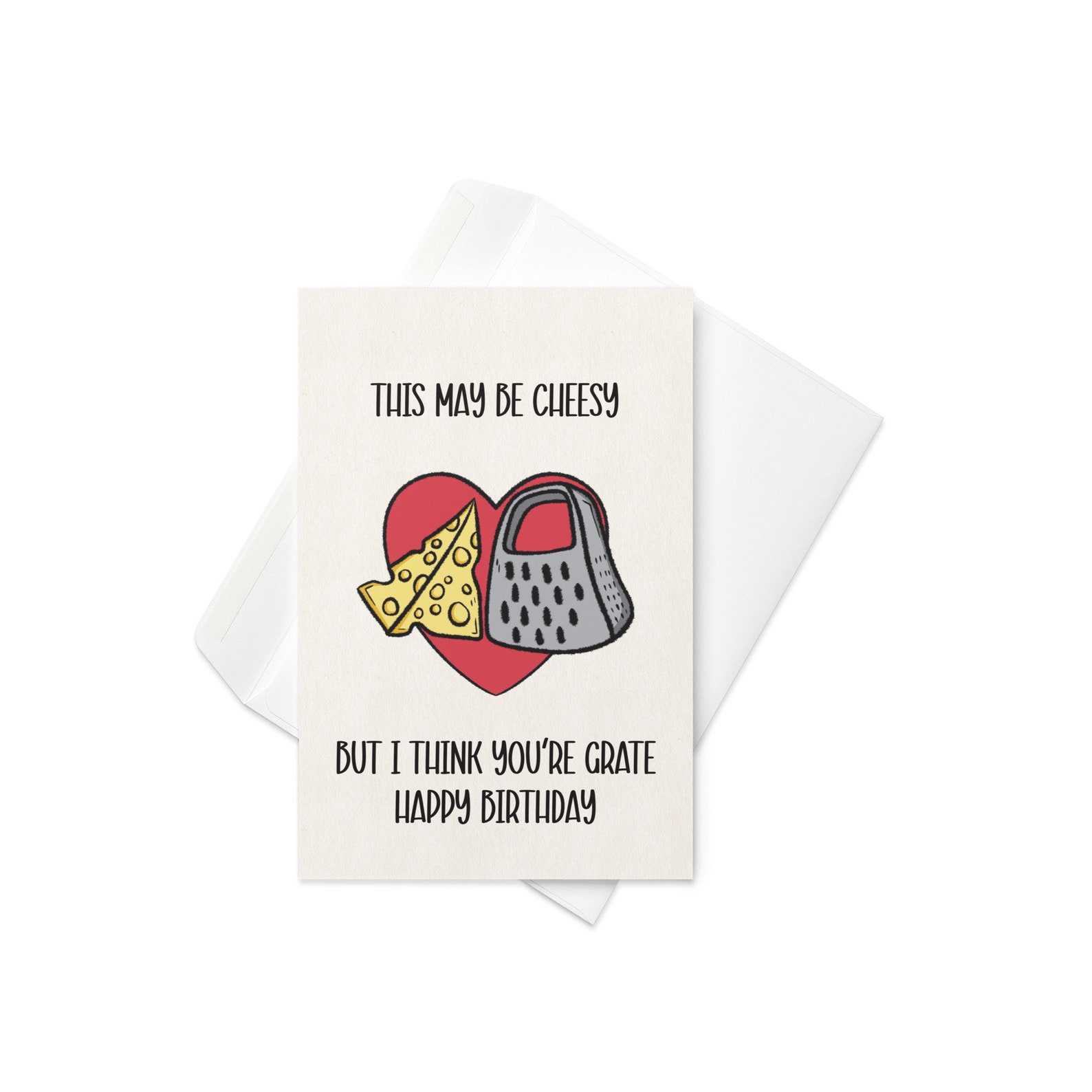 Cheesiest Grateful Happy Birthday Card | Birthday Cheese Card | Card ...