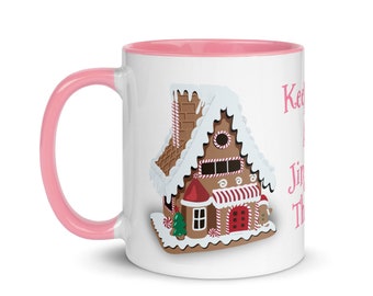 Ho Ho Oh Gingerbread Man Mug Pink Christmas Mug Funny - Etsy