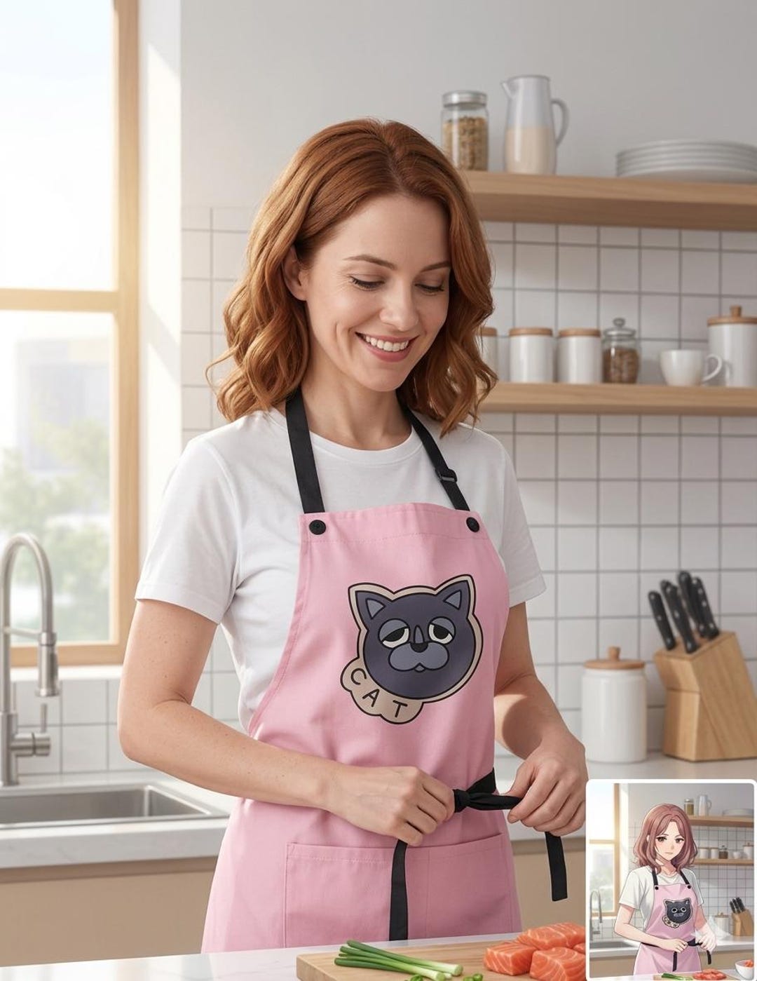 Miku Cat Apron – Anime Cosplay Apron Inspired by the Way of the ...