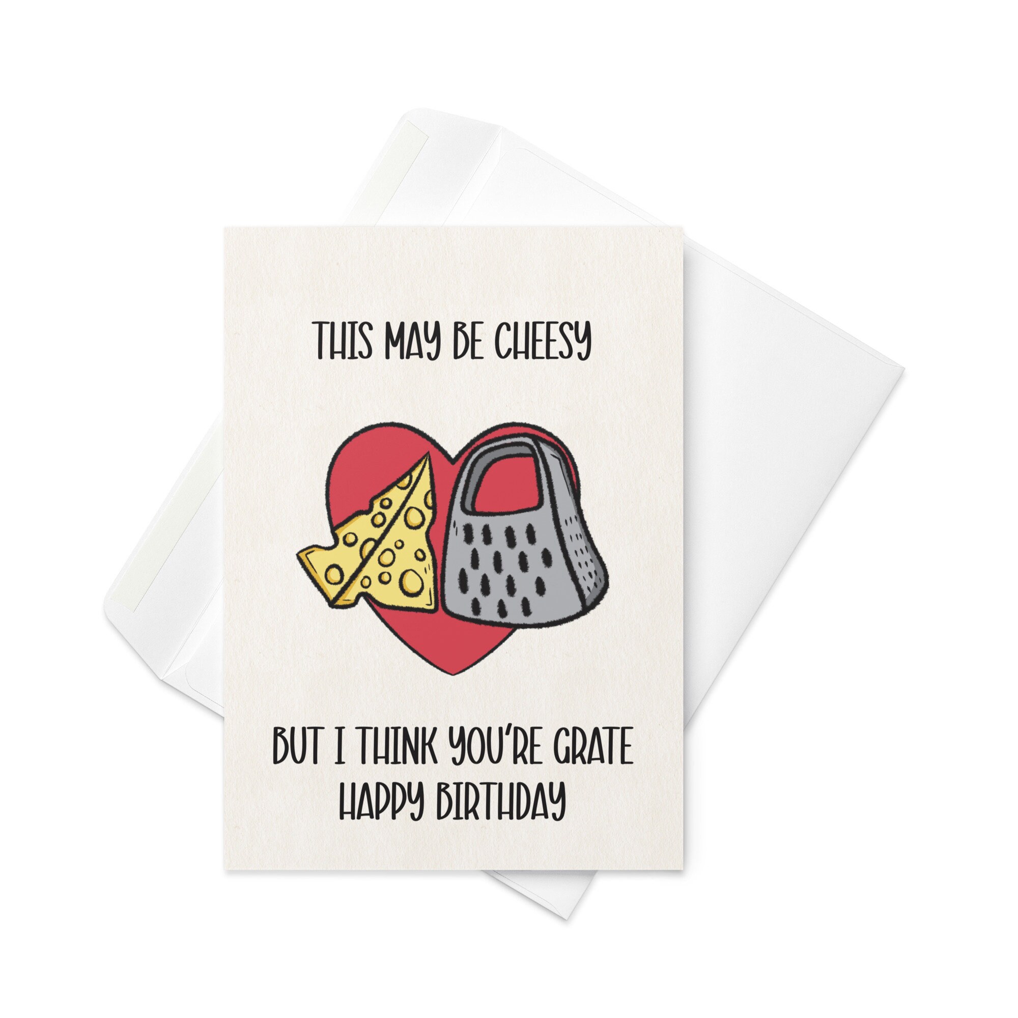 Cheesiest Grateful Happy Birthday Card | Birthday Cheese Card | Card ...