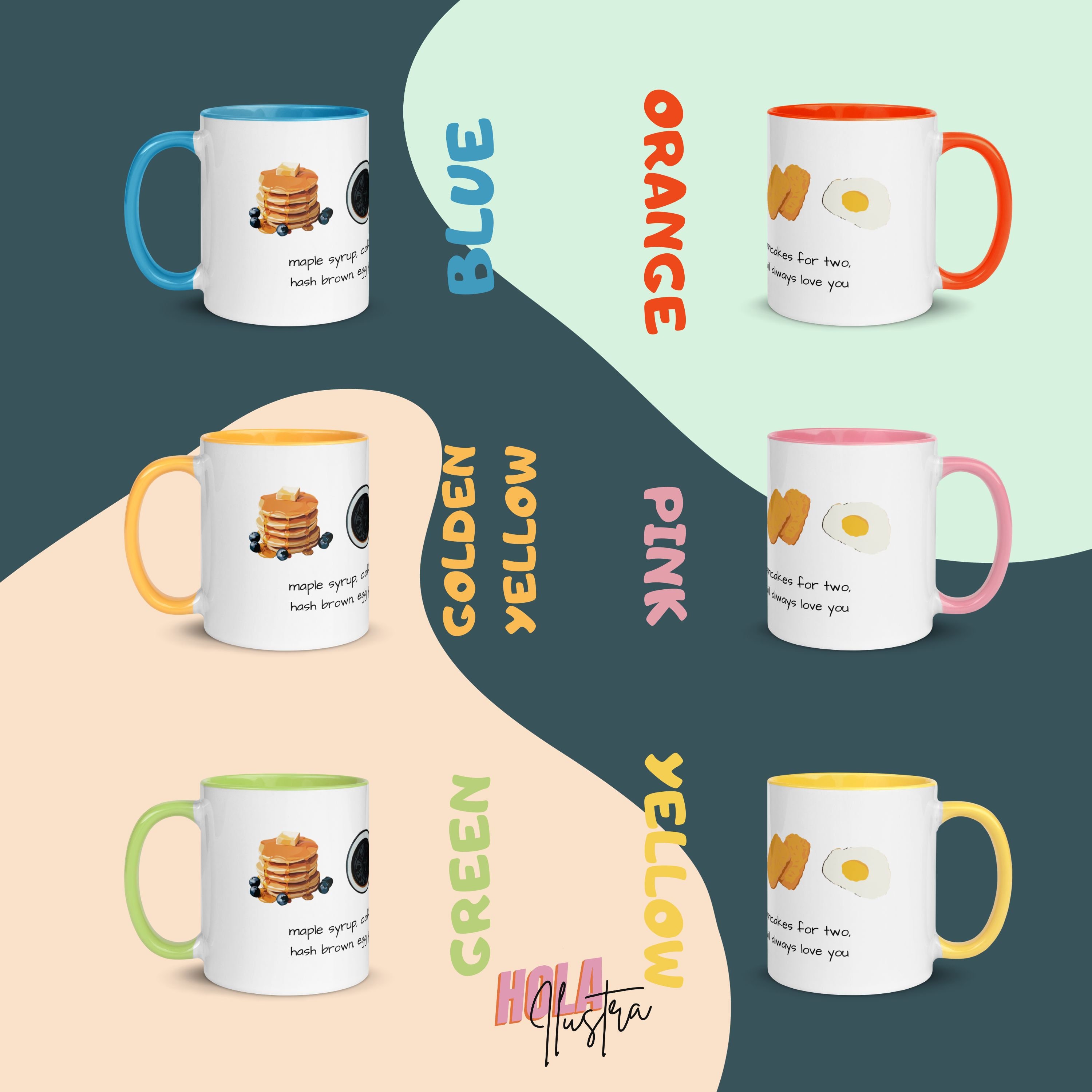 Maple Syrup, Coffee, Pancakes, Hash Brown, Egg Yolk, I Will Always Love ...