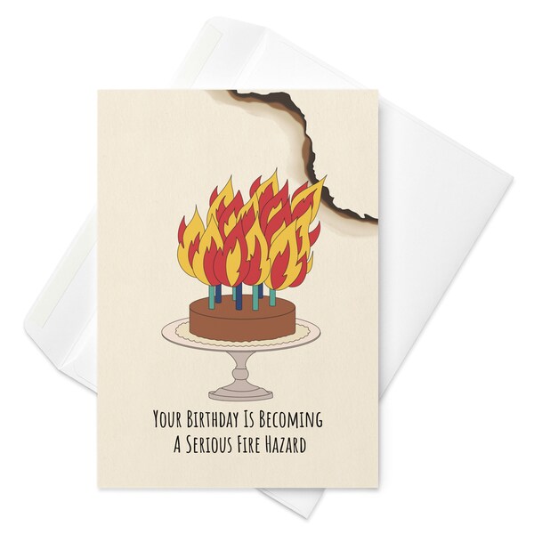 Fire Hazard Cards - Etsy
