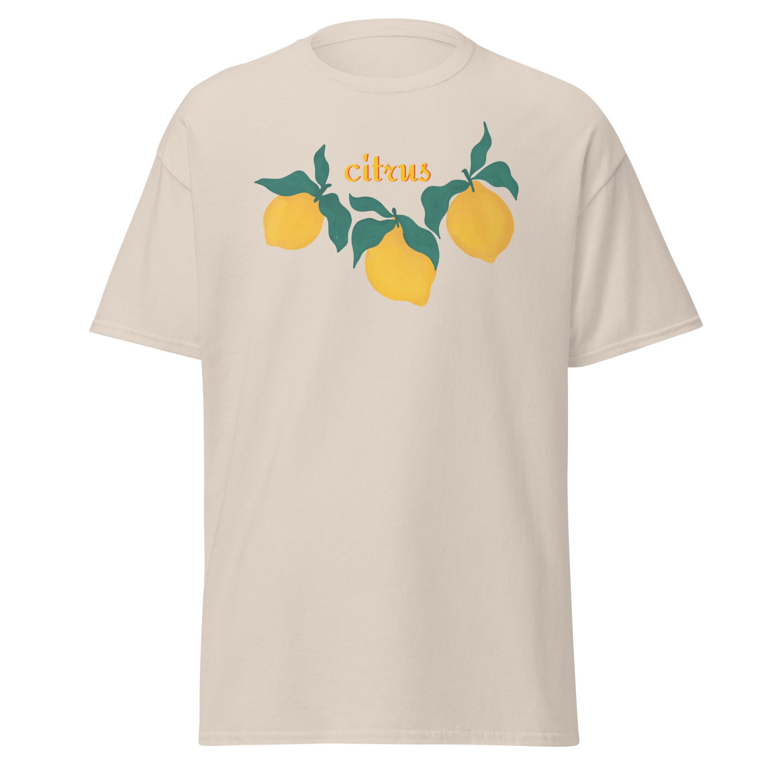 Citrus Lemon Tshirt Positano Limoncello Fruity Lemon Print Tee - Etsy