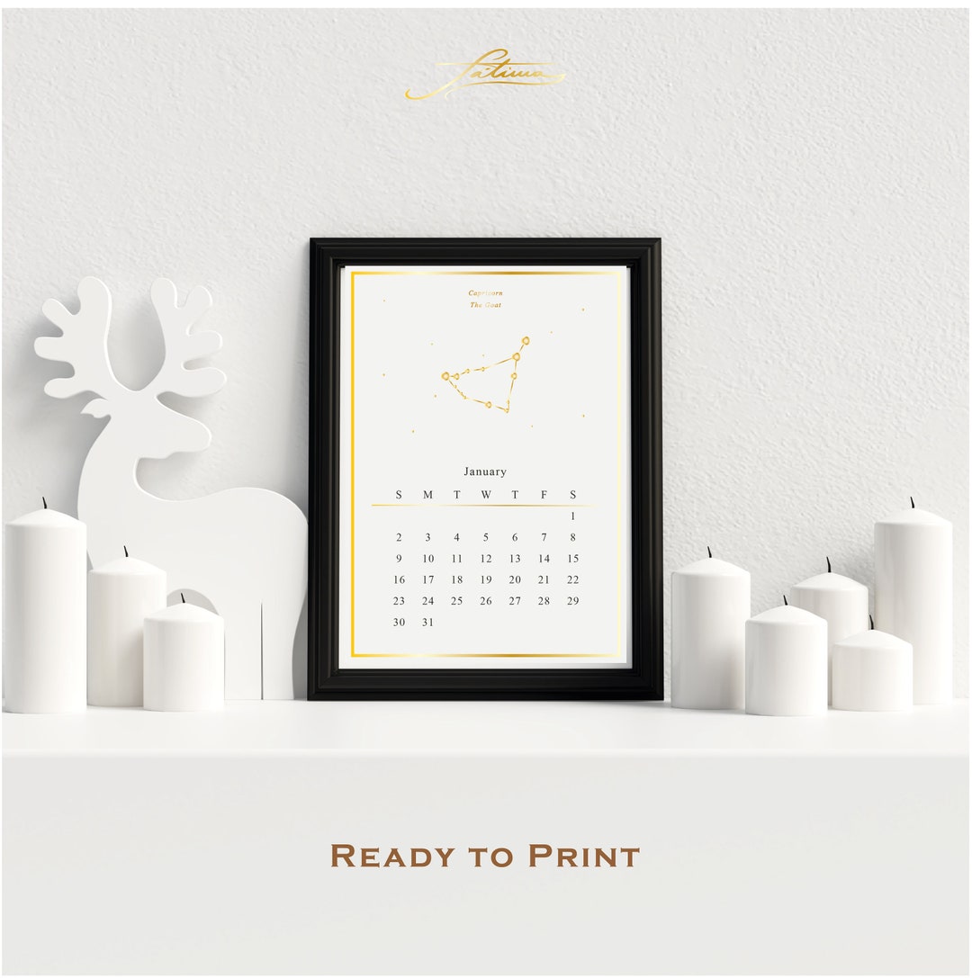 2023 Luxury Zodiac Constellations Calendars 6 Design Pack SPECIAL ...