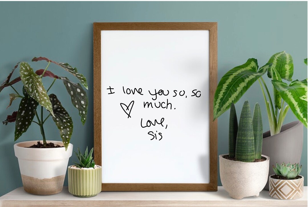 Custom | Handwriting | Digital Download - Etsy