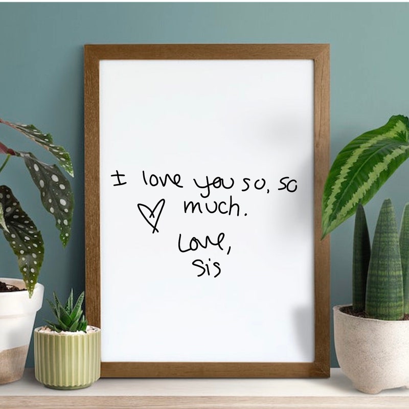 Handwritten Poster Pdf - Etsy