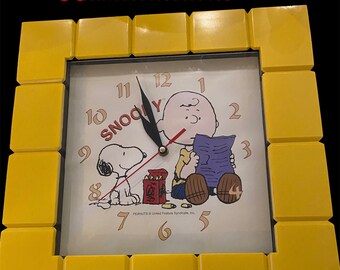 Snoopy Wall Clock - Etsy UK