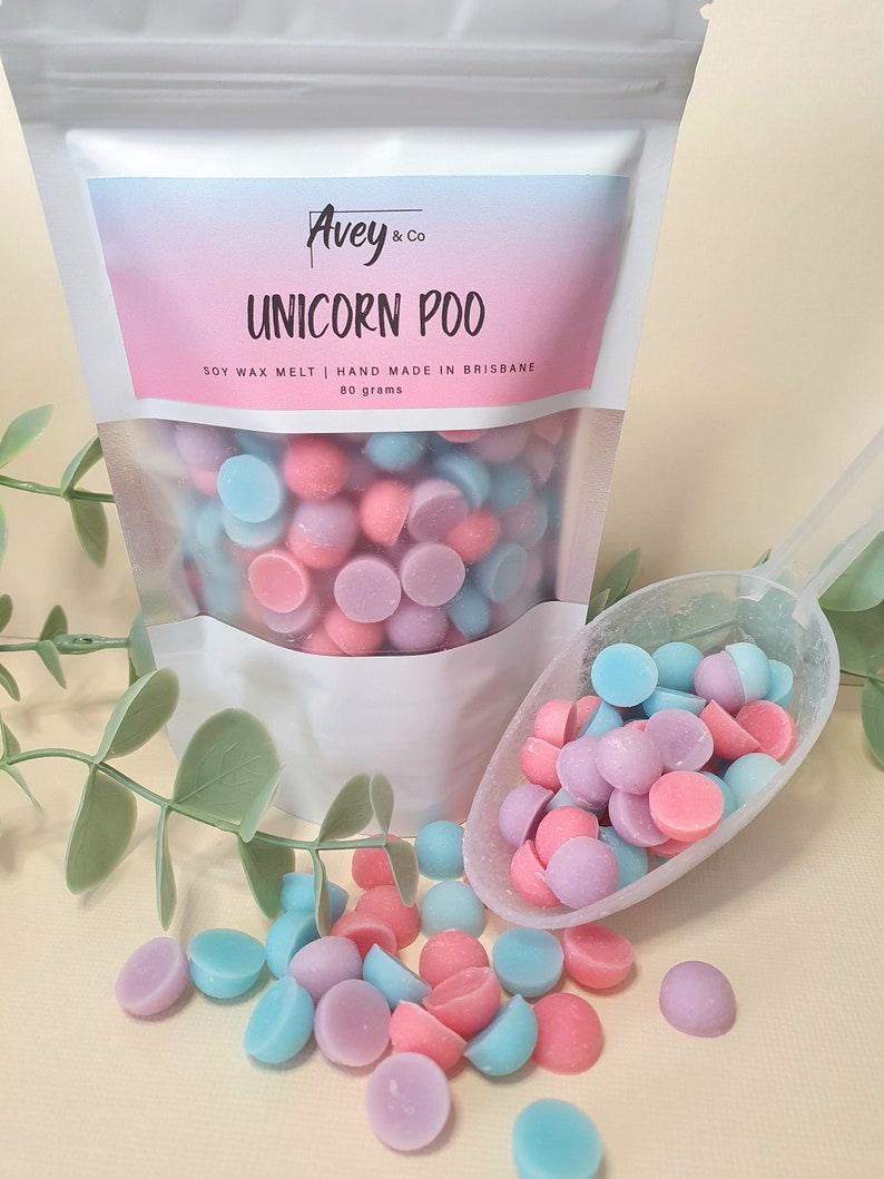 UNICORN POO Soy Wax Melts 80 Grams Scoopies Soy Wax - Etsy