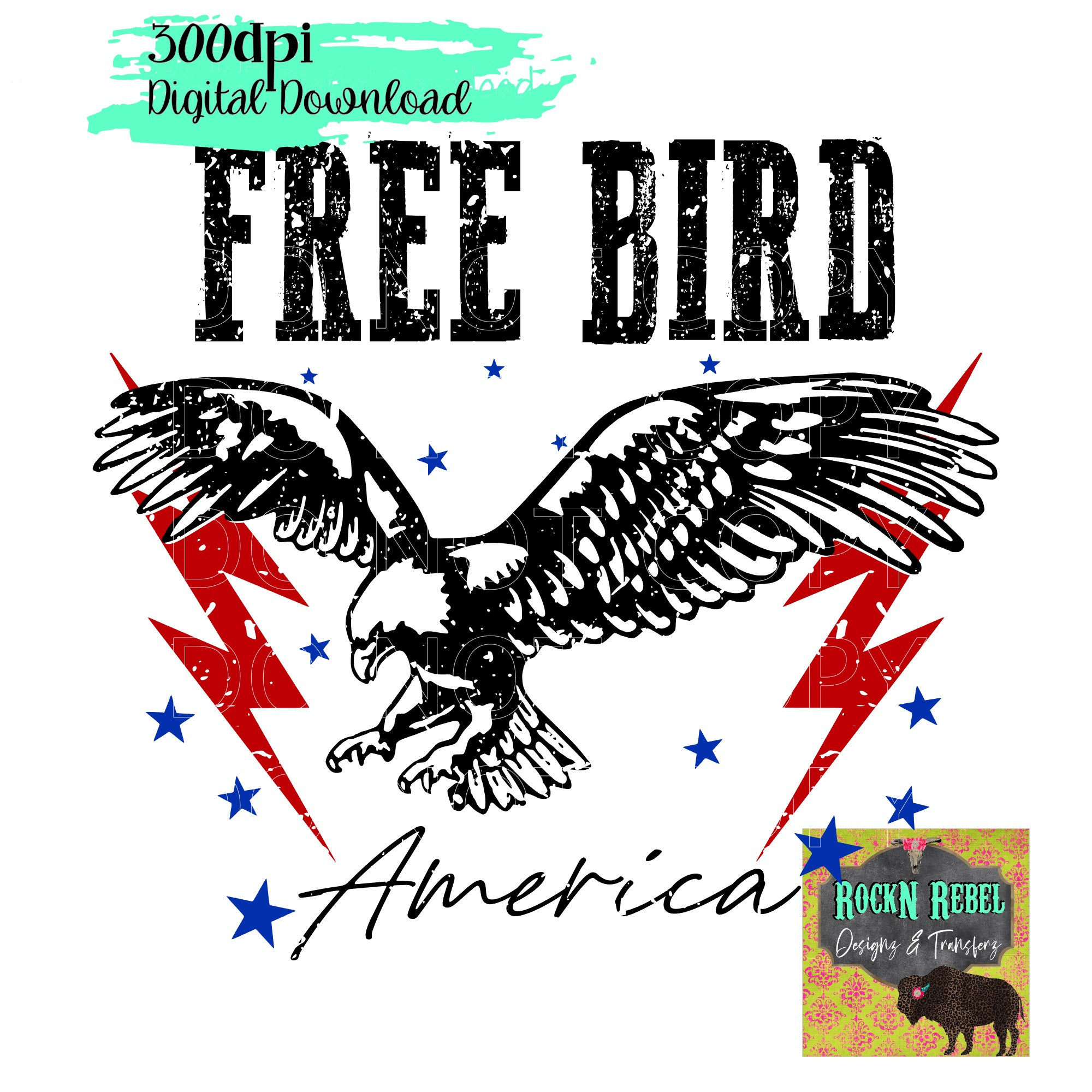Free Bird America Download, Digital PNG, PNG Image - Etsy