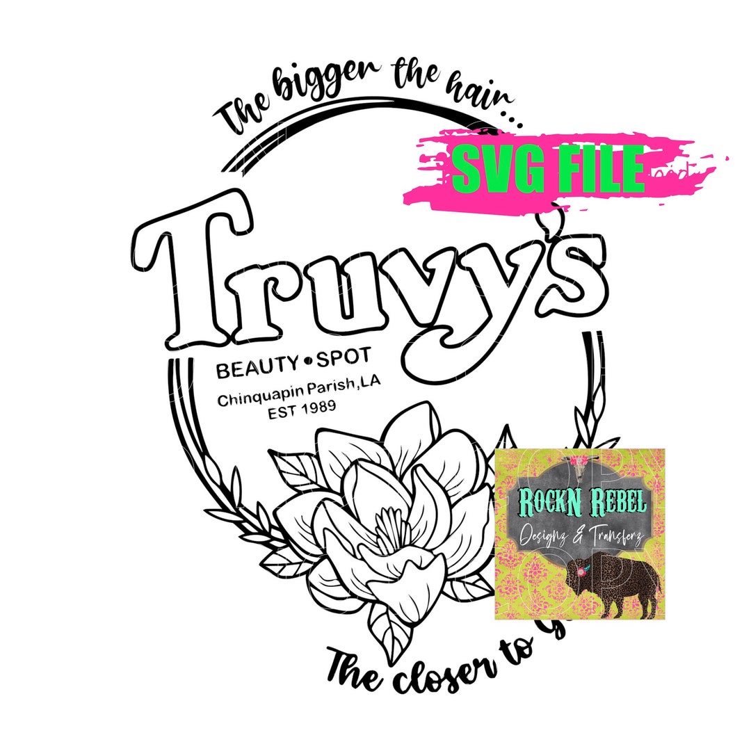 Truvy's Beauty Spot SVG Cutout - Etsy
