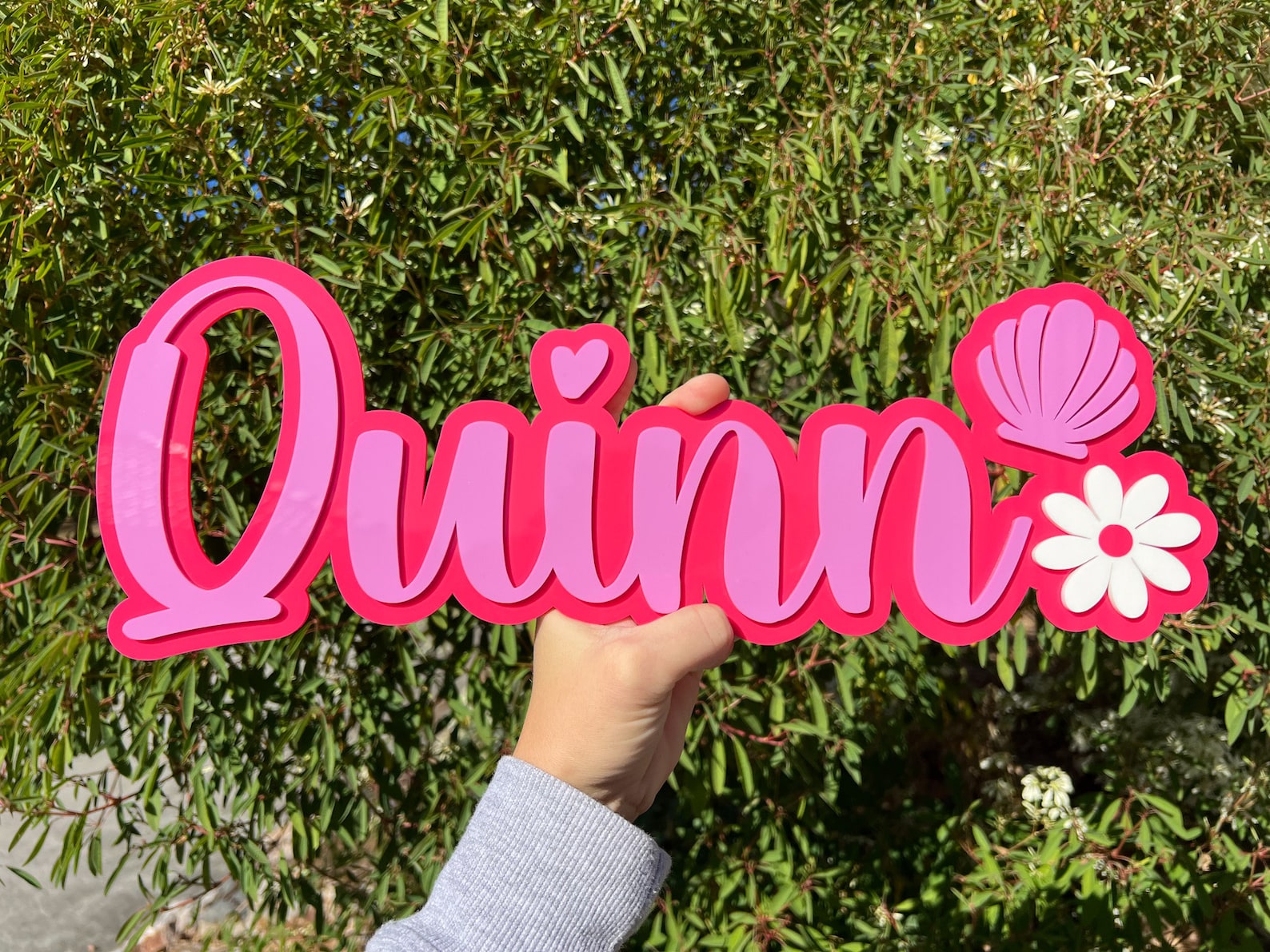 Double Layer Name Plaque, Name Plaque, Acrylic Plaque, Bedroom Decor ...