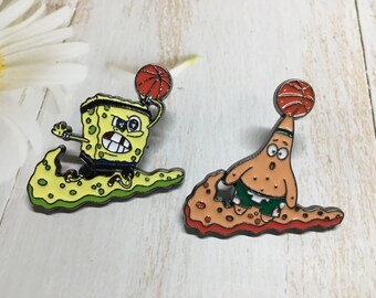 Spongebob Lapel Pin | Etsy