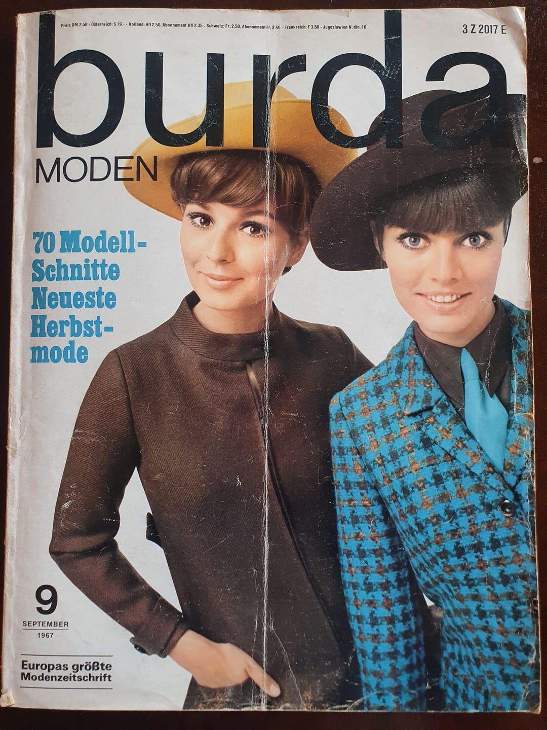 9/1967 Burda Moden, Burda 1960s, Vintage Sewing Patterns, Vintage Burda Fashion, 1960s Sewing ...