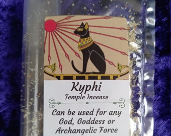 Kyphi Sacred Temple Incense Sticks. Magically Empowered by - Etsy
