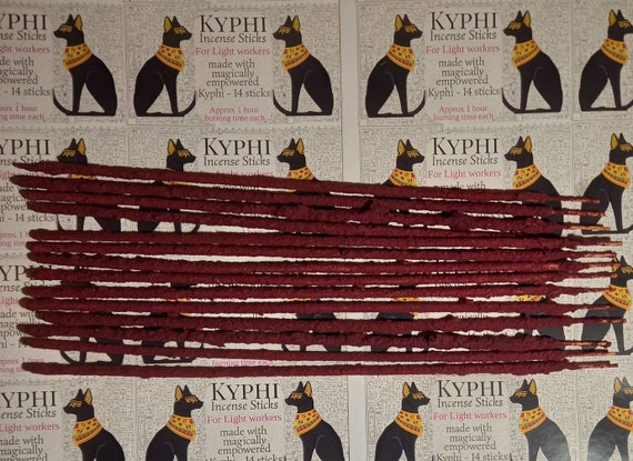 Kyphi Sacred Temple Incense Sticks. Magically Empowered by - Etsy