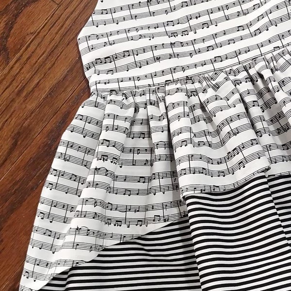 Music Note Dress - Etsy