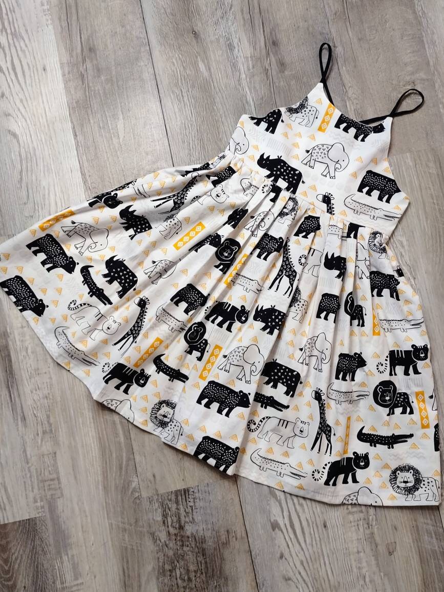 Girl's Safari Dress Safari Dress Animal Dress Safari - Etsy