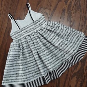 Girl's Music Dress, Music Notes, Music Note Dress, Music Dress, High ...